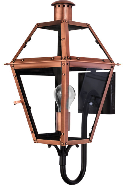 Luxury Rustic Wall Sconce, Rustic Copper, UQL1371 - Traditional ...