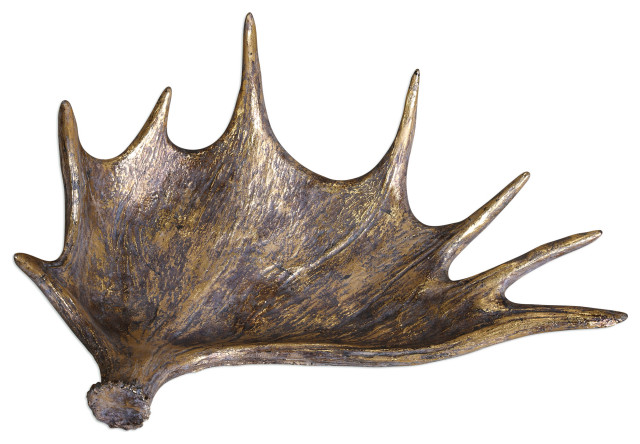 Uttermost Moose Antler Bowl - Rustic - Decorative Bowls - by Buildcom ...