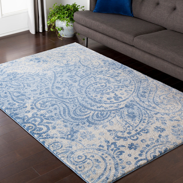 Machine Woven Baylee Area Rug BYL-1009, 2'x3'3" - Mediterranean - Area ...
