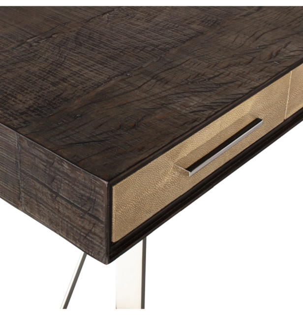 Peroba Wood Modern Desk | Andrew Martin Latham - Contemporary - Desks ...