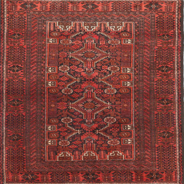 Ahgly Company Indoor Rectangle Traditional Area Rugs, 6' Square ...