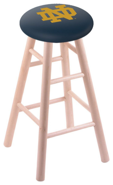 Holland RC Notre Dame ND 24" Swivel Maple Counter Stool - Natural ...