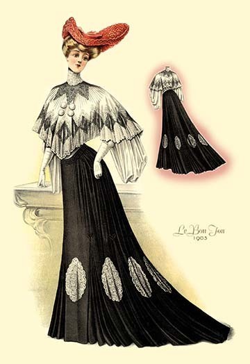 Le Bon Ton: in Black, 20" x 30" - Traditional - Prints And Posters - by ...