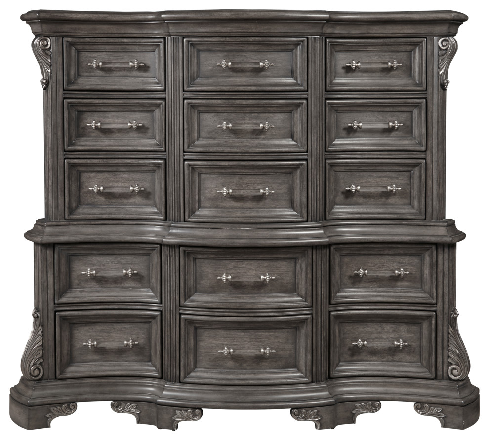 Vivian 6-Drawer Master Chest Base by Pulaski Furniture - Victorian ...