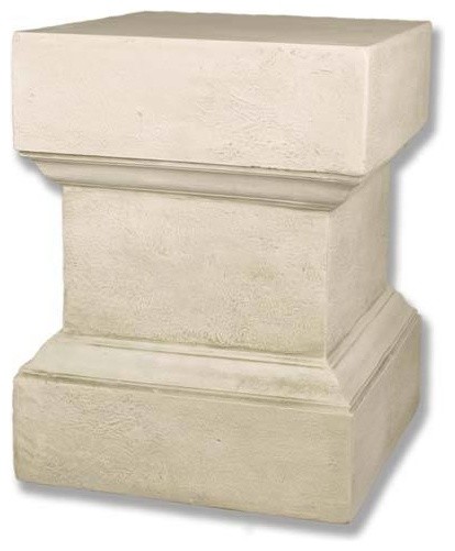 Weathered Square Pedestal 20, Pedestal Sculpture - Traditional ...