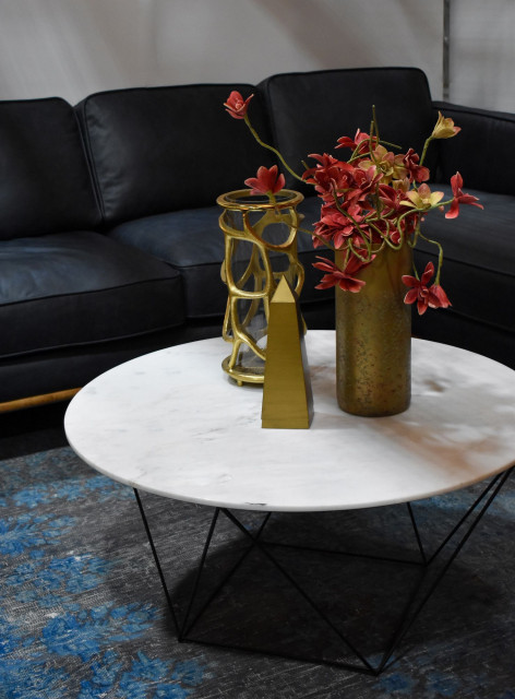 Valencia Round Coffee Table - Transitional - Coffee Tables - by LH Home ...