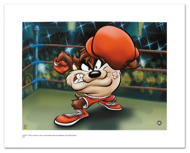 "Knockout Taz" Looney Tunes Limited Edition Animation Art ...