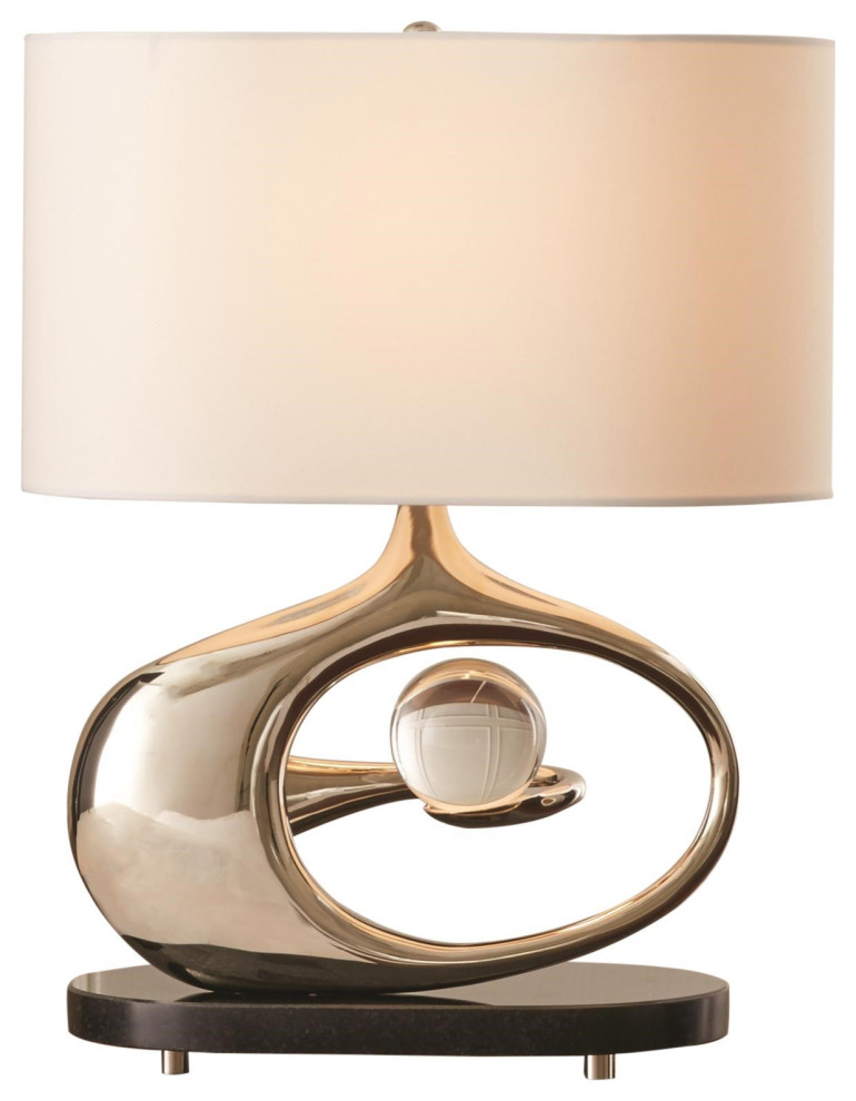 Orbit Nickel Table Lamp - Contemporary - Table Lamps - by Lighting ...