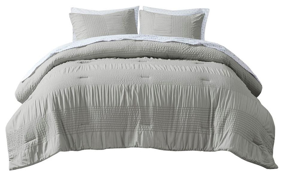 100% Polyester 7 Piece Comforter Set - Queen - Traditional - Comforters ...