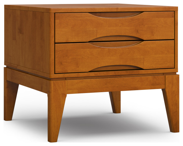 Harper Solid Hardwood End Table - Transitional - Side Tables And End ...