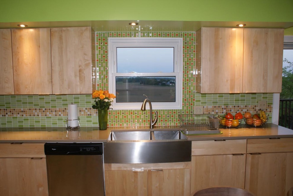CITRUS SPLASH KITCHEN DESIGN - Modern - Kitchen - New York - by Susan ...
