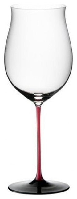 Riedel Sommeliers R-Black Series Crystal Burgundy Grand Cru 37 Ounce Wine Glass - Contemporary ...