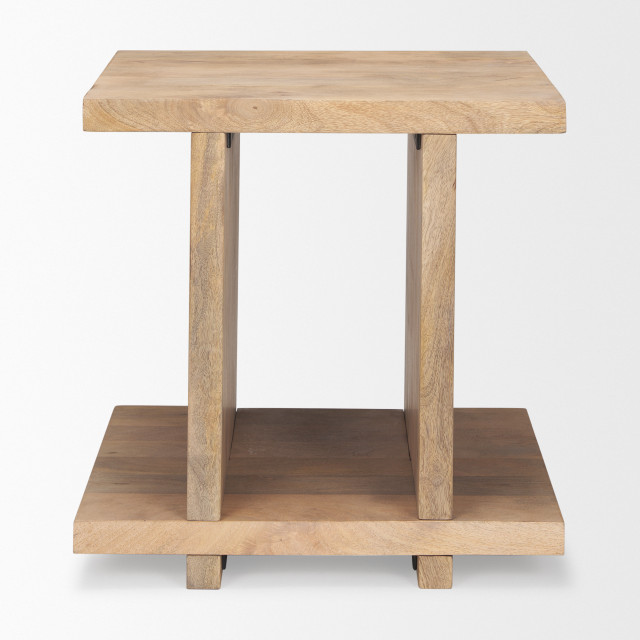 Nohr Light Brown Accent Table - Transitional - Side Tables And End ...