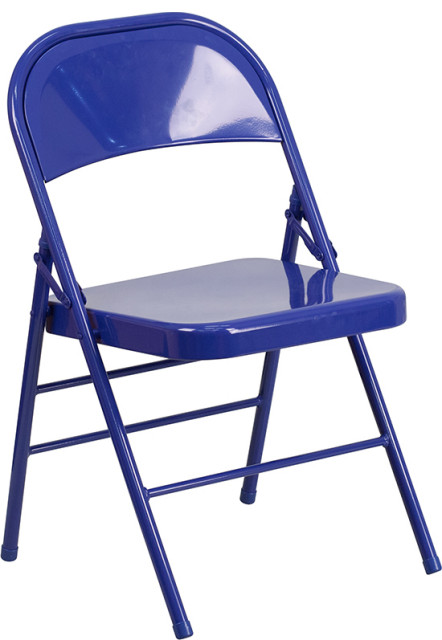 Cobalt Blue Folding Chair - Contemporary - Folding Chairs And Stools ...