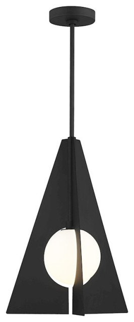 Tech Lighting Orbel Pyramid Grande 1-Light Pendants, Black, 700TDOBLPGB ...