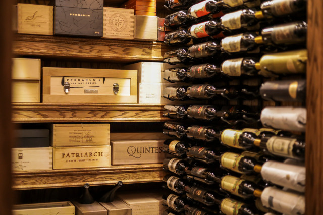 W Series Feature Wall Wine Rack Kit 7 (metal wall mounted bottle ...