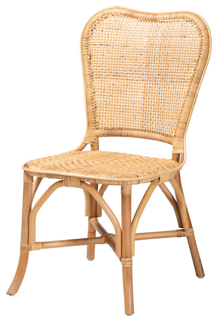 Alisa Natural Rattan Dining Chair - Tropical - Dining Chairs - by ...