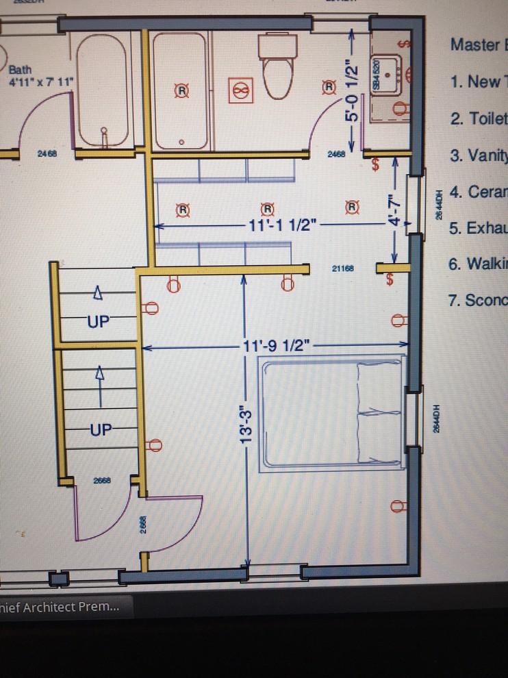 11x9 Master Bath/closet renovation - please help