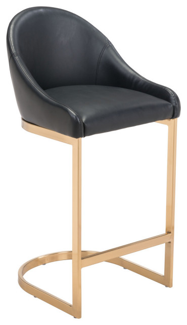 Scott Counter Chair Black - Contemporary - Bar Stools And Counter ...