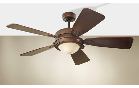 52" Vintage Industrial Fan - Roman Bronze - Transitional - Ceiling Fans ...