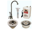 2 Handle Hot and Cold Water Dispenser, Tank, Filter, Flanges - Modern ...