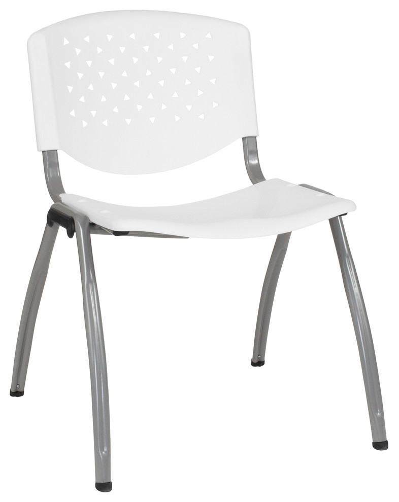 Hercules Series Plastic Stack Chair With Titanium Frame - Contemporary ...