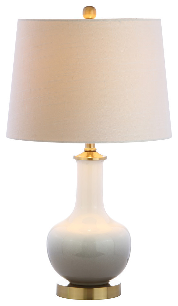 Gradient 25" Ceramic and Brass Table Lamp - Transitional - Table Lamps ...