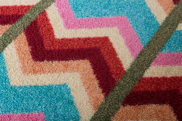 Shake Your Shawl, Blue, 8'x11', 8x11 - Southwestern - Area Rugs - by ...