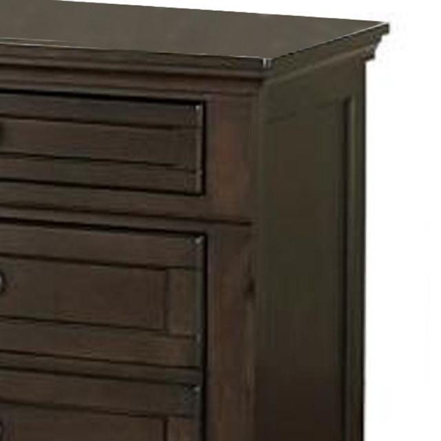 Benzara BM185981 Wooden Design Night Stand Chest With Hidden Drawer ...