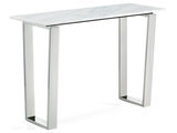 Carlton Chrome Console Table - Contemporary - Console Tables - by ...