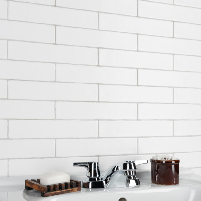 Chester Matte Ceramic Wall Tile Sample - Traditional - Wall And Floor ...