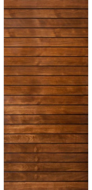 ETO Doors Exterior Mahogany Multus Door, Multi Horizontal Plank & Grain ...