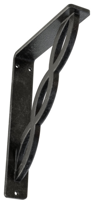 Loera Wrought Iron Bracket, 1 1/2"Wx5 1/2"Dx8"H - Transitional ...