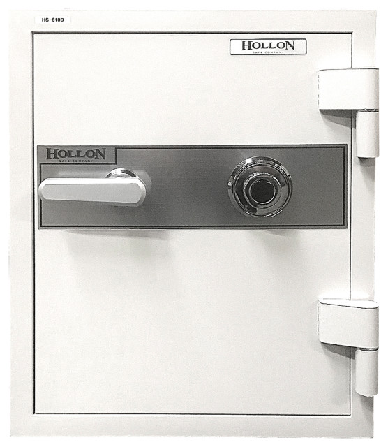 Hollon Gray-White 2 Hour Home Safe - Safes - by Kolibri Decor | Houzz