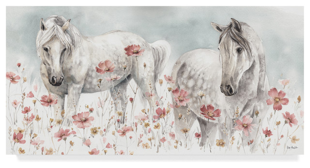 Lisa Audit 'Wild Horses III' Canvas Art, 16x32 - Farmhouse - Prints And ...