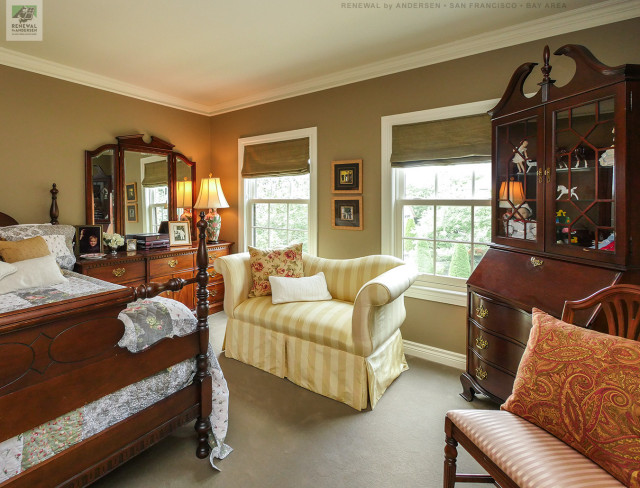 White Classic Style Windows in Beautiful Bedroom - Renewal by Andersen ...