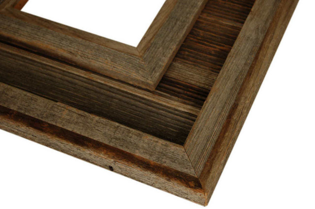 Durango Rustic Barnwood Picture Frame, Western Aged Wood Frame, 8.5"x11 ...