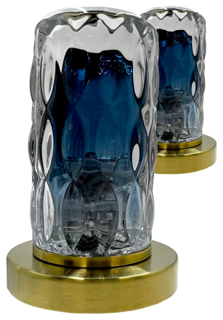 CastelloUSA Widespread 3 Hole, 2-handle Bath Faucet, Blue Glass Handles ...