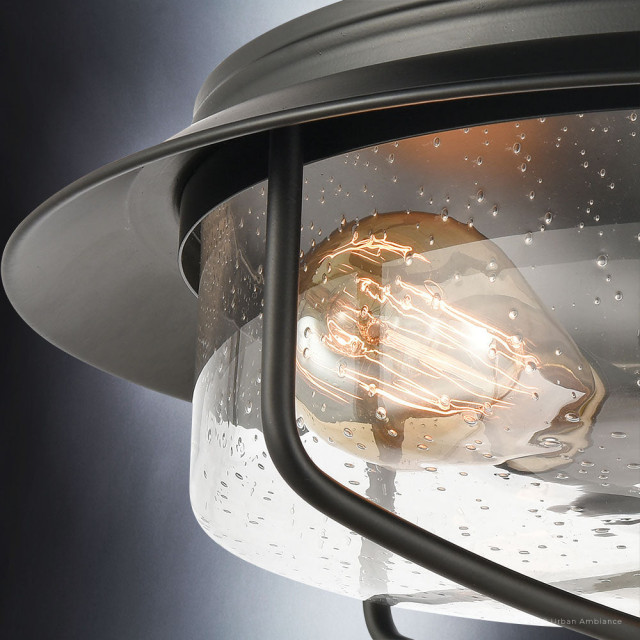 Luxury Nautical Ceiling Light, Matte Black, UEX2280 - Beach Style ...