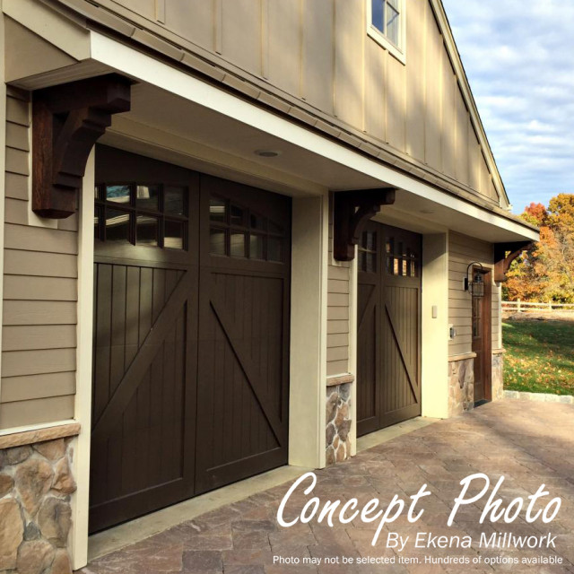 Imperial Block Rough Sawn Bracket w/ Offset Brace, 30"D x 30"H ...