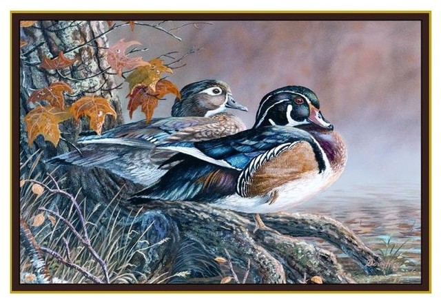 Wood Duck Area Rug - Rustic - Area Rugs - by Wildlife Wonders | Houzz