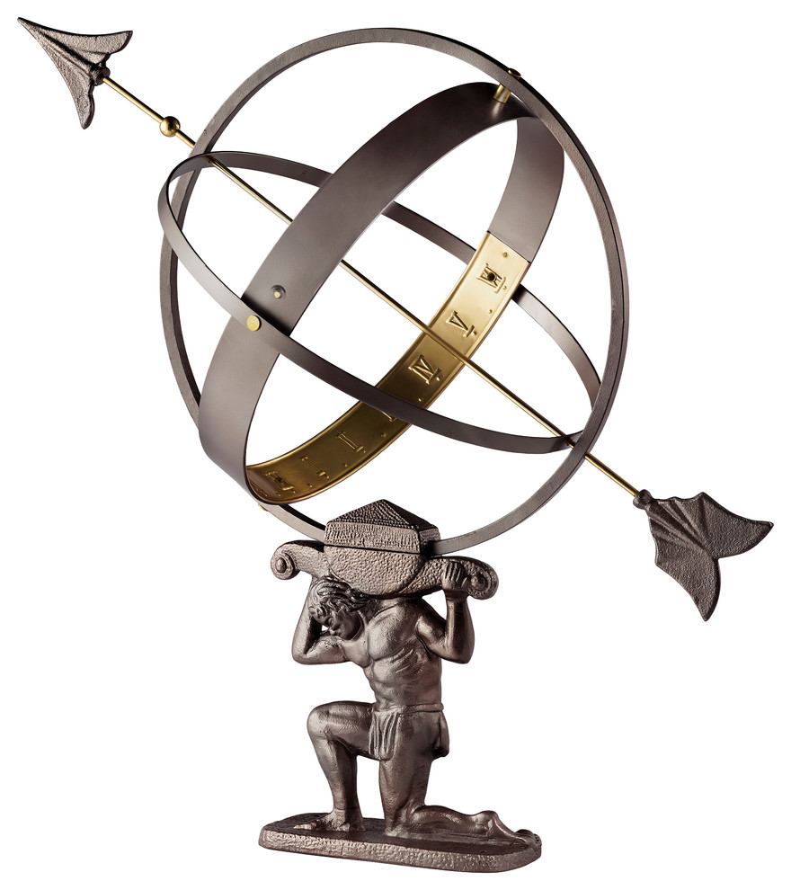 Atlas Armillary Sundial - Traditional - Sundials - by Good Directions ...