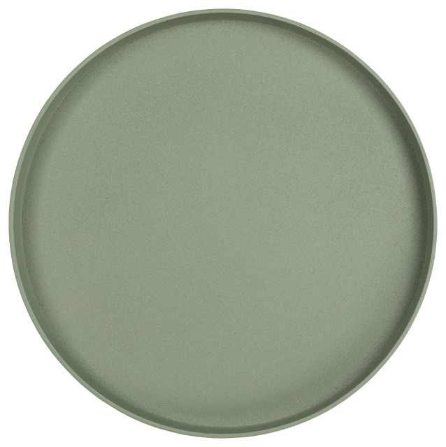 Sculptural Metal Side Table, Sage Green - Contemporary - Side Tables ...