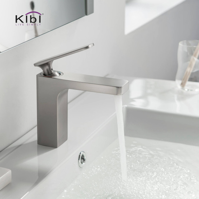 Infinity Single Handle Bathroom Faucet KBF1006, W/ Drain - Contemporary ...