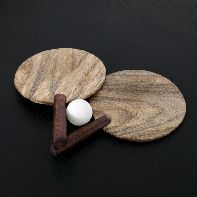 Glory Days Solid Wood 96 Table Tennis Ping Pong Table - Contemporary ...
