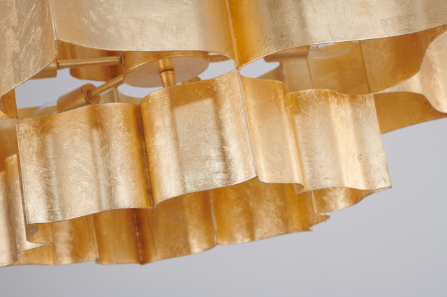 Metal 3-Tier Light Fixture - Contemporary - Pendant Lighting - by ...