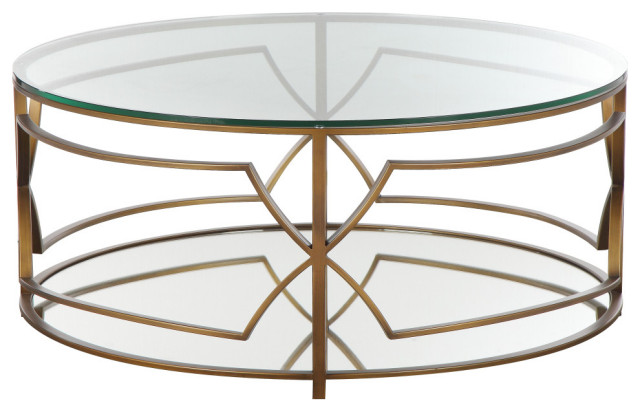 Edward Round Coffee Table - Contemporary - Coffee Tables - by American ...
