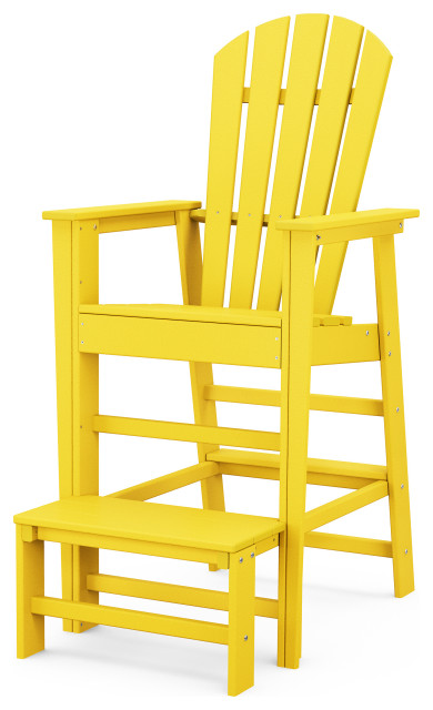 Polywood South Beach Lifeguard Chair - Contemporary - Outdoor Bar ...