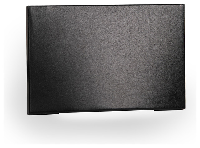 LED Horizontal Scoop Step and Wall Light, Black - Modern - Landscape ...