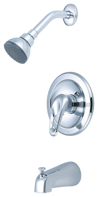 Single Handle Tub/Shower Trim Set - Contemporary - Showerheads And Body ...